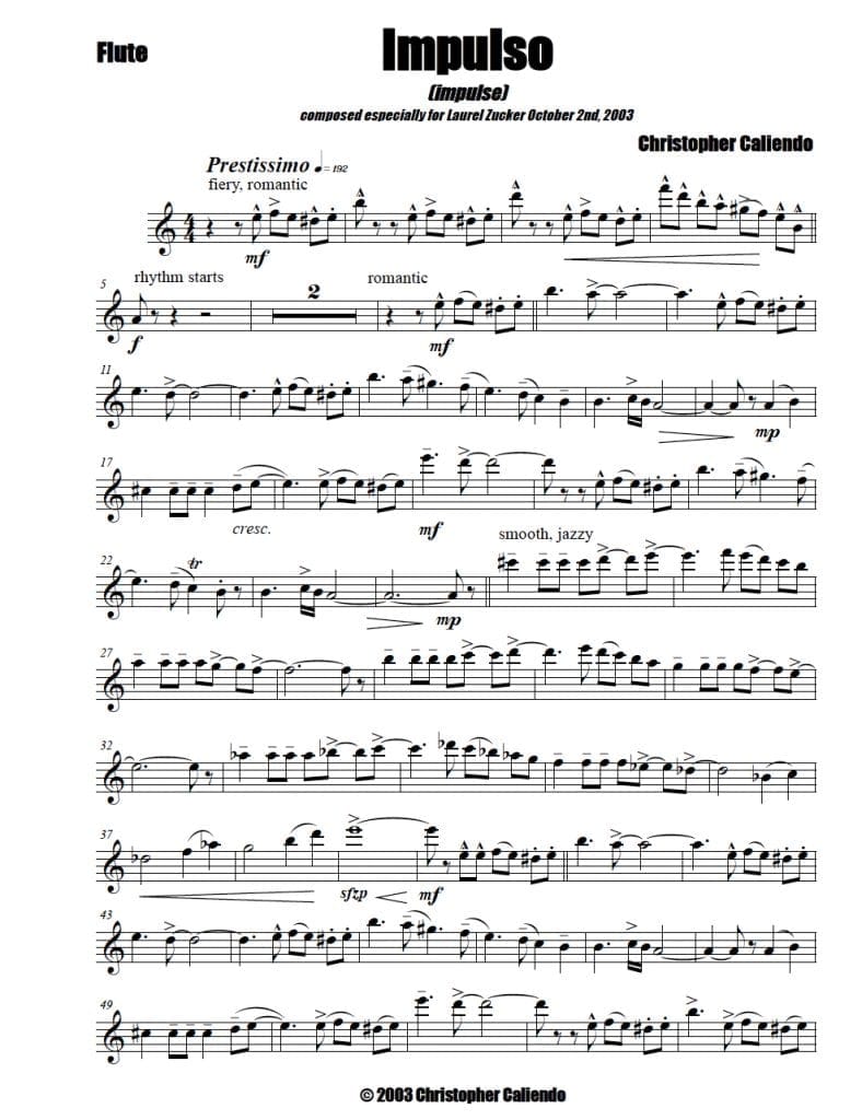 Impulso (impulse) - Flute | Piano