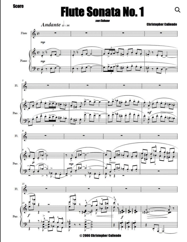 FLUTE SONATAS - Sheet Music